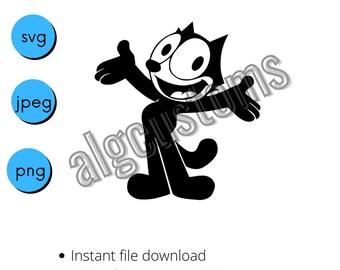 Felix the Cat Png - Etsy