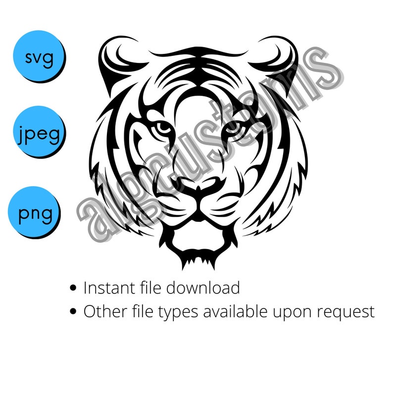 Tiger Stencil - Etsy