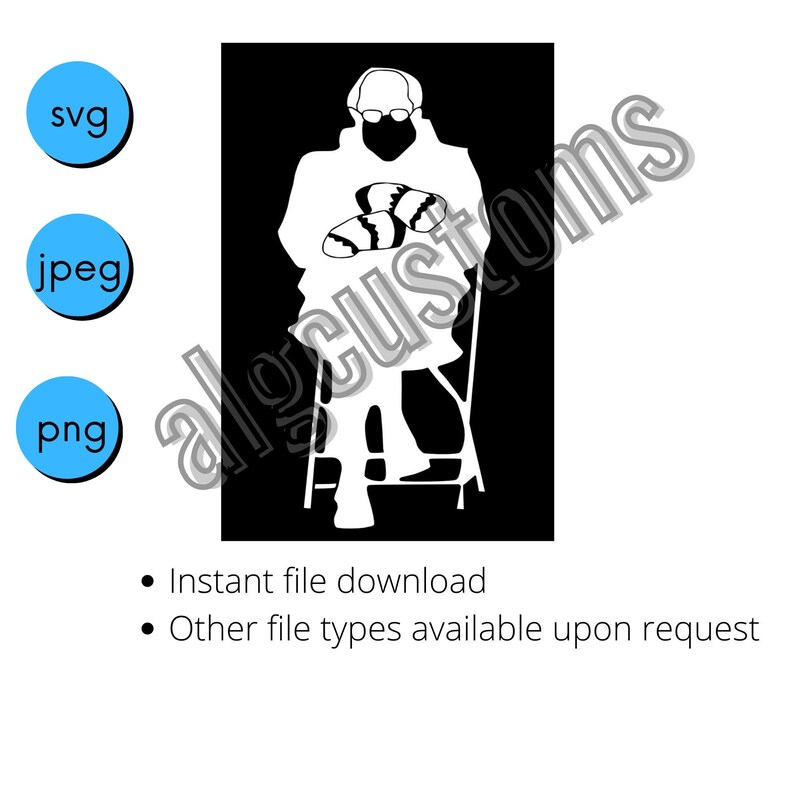 Bernie Sanders Svg - Etsy