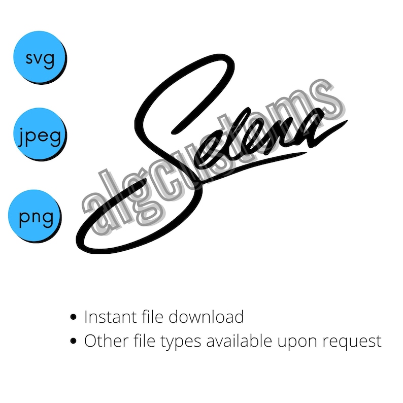 Selena Quintanilla Text Cricut Stencil Svg Png Jpg - Etsy