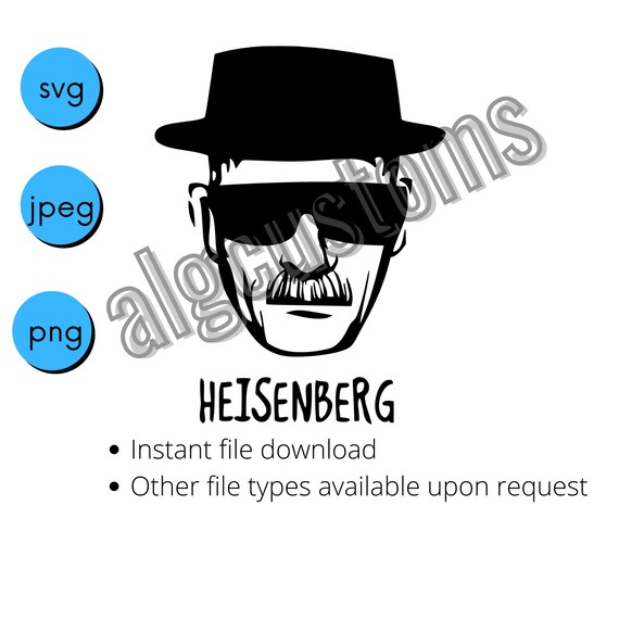 Heisenberg Breaking Bad Svg Jpeg Png - Etsy