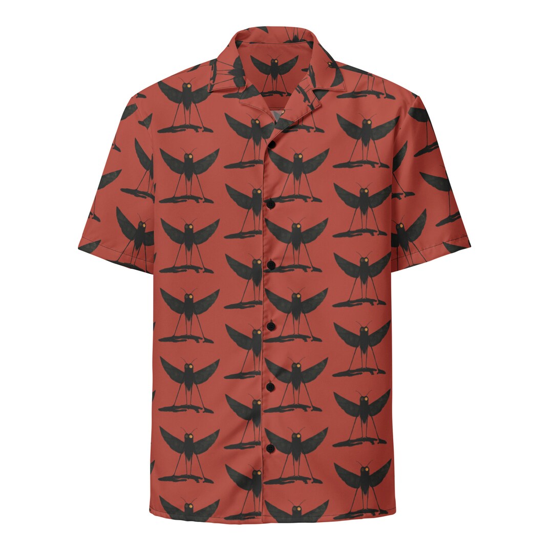 Mothman Inspired Cryptid Novelty Hawaiian All Over Print AOP Unisex ...
