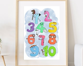 Charlie and the Numbers 5 - Etsy UK