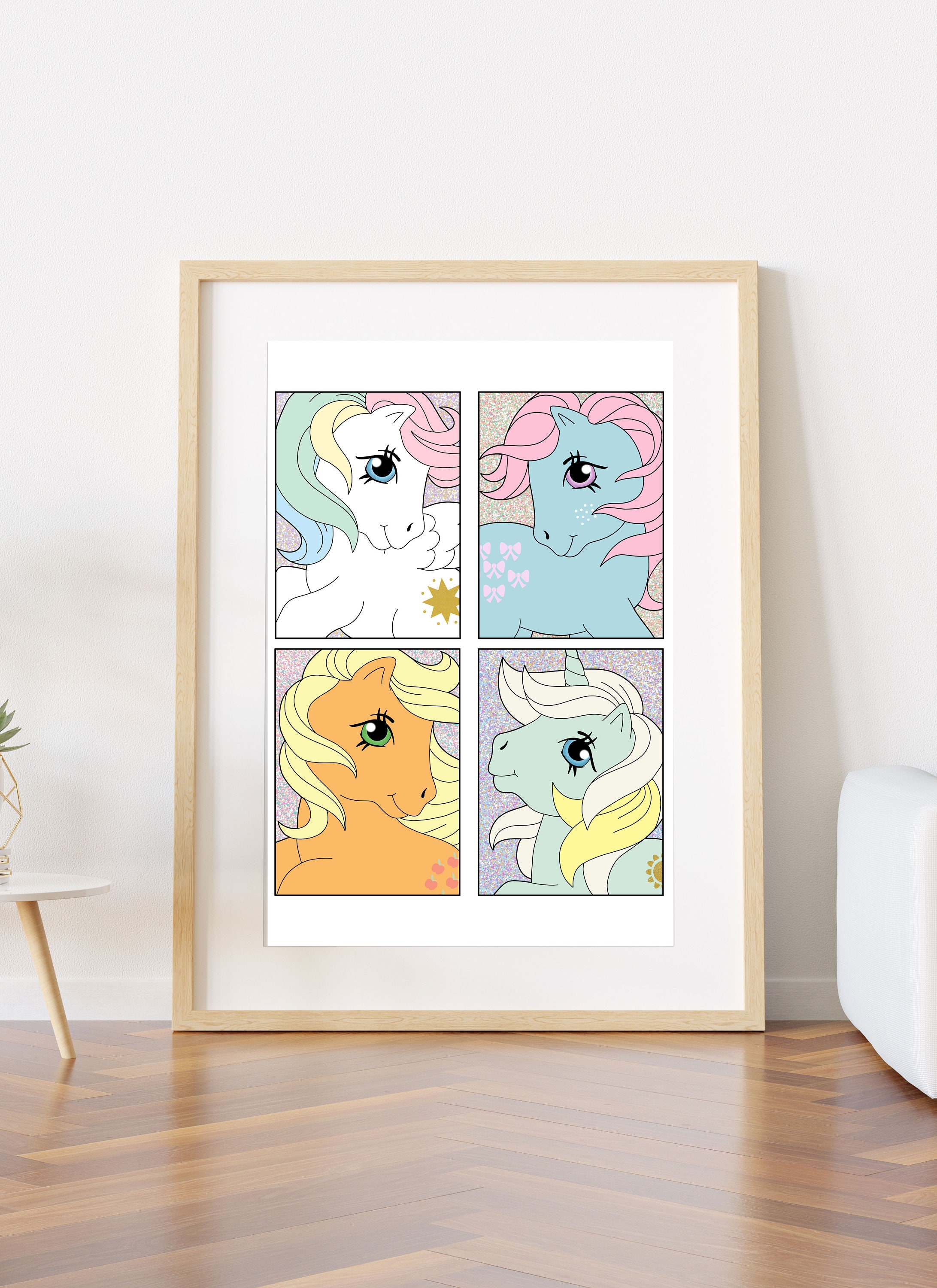 My Little Pony Box Layout A4 Art Print - Etsy