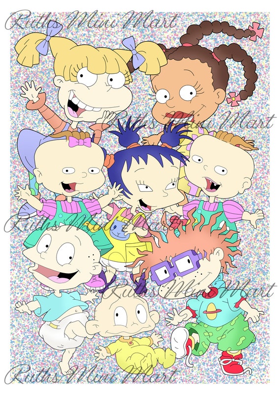 Prints Rugrats Characters A4 Art Print Art & Collectibles Digital ...