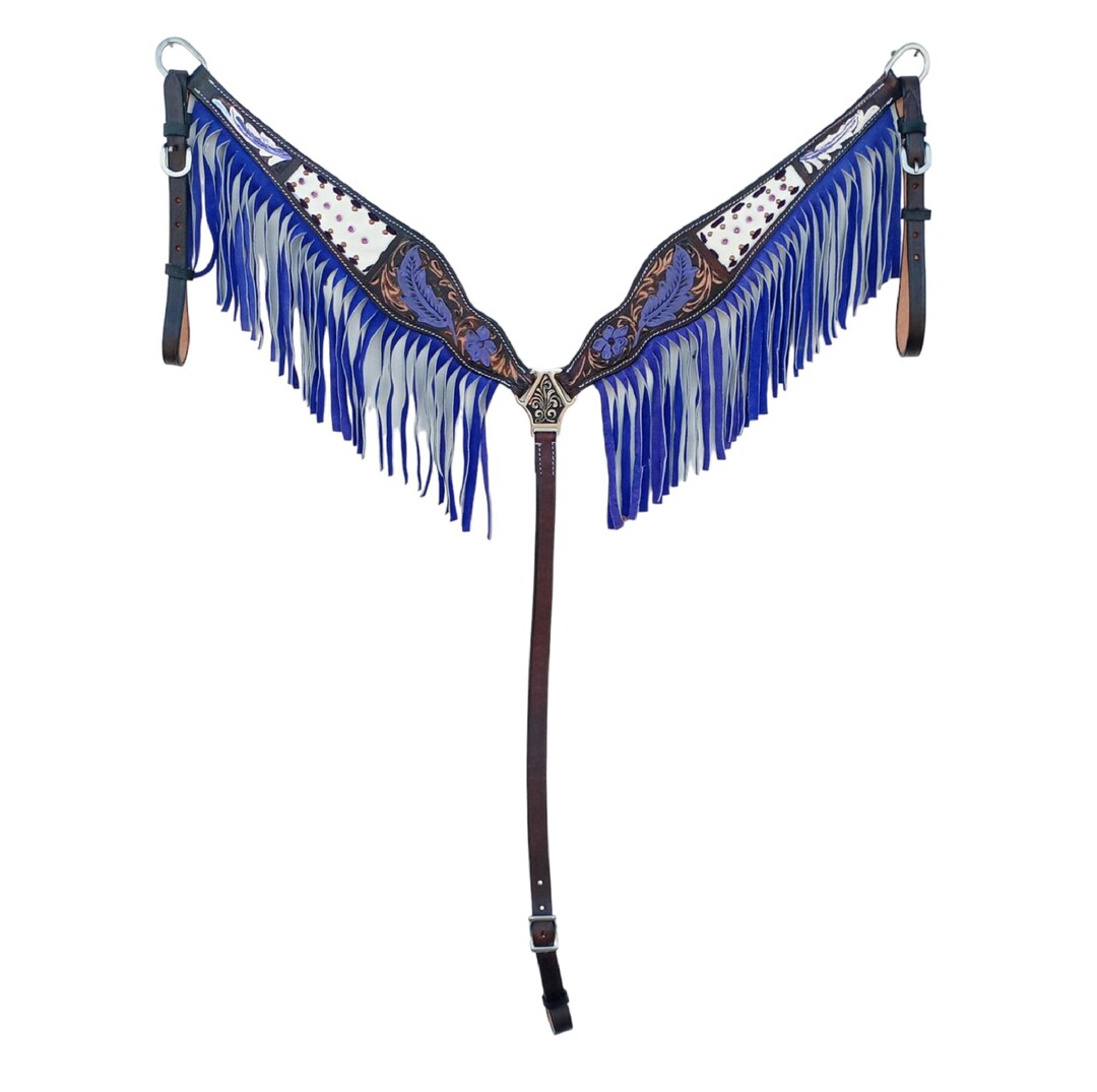 Fringe Breast Collar, Custom Horse Tack, Horse Breast Collar, Horse ...