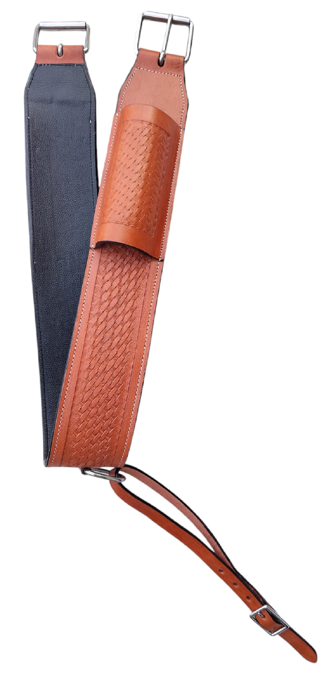 Western Horse Leather Cinch Horse Saddle Girth 40'' End to End Tan ...