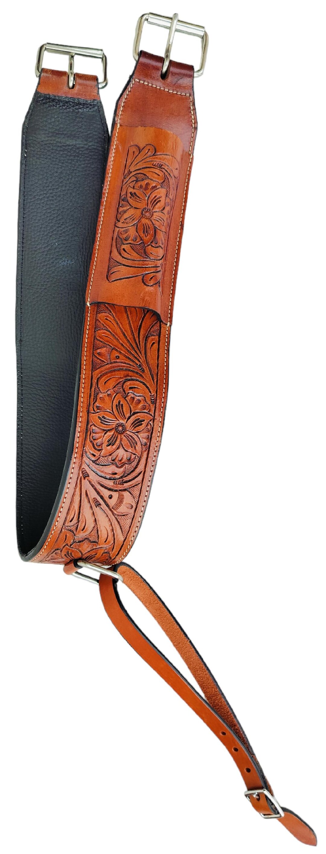 Western Horse Leather Cinch Horse Saddle Girth 40'' End to End Tan ...
