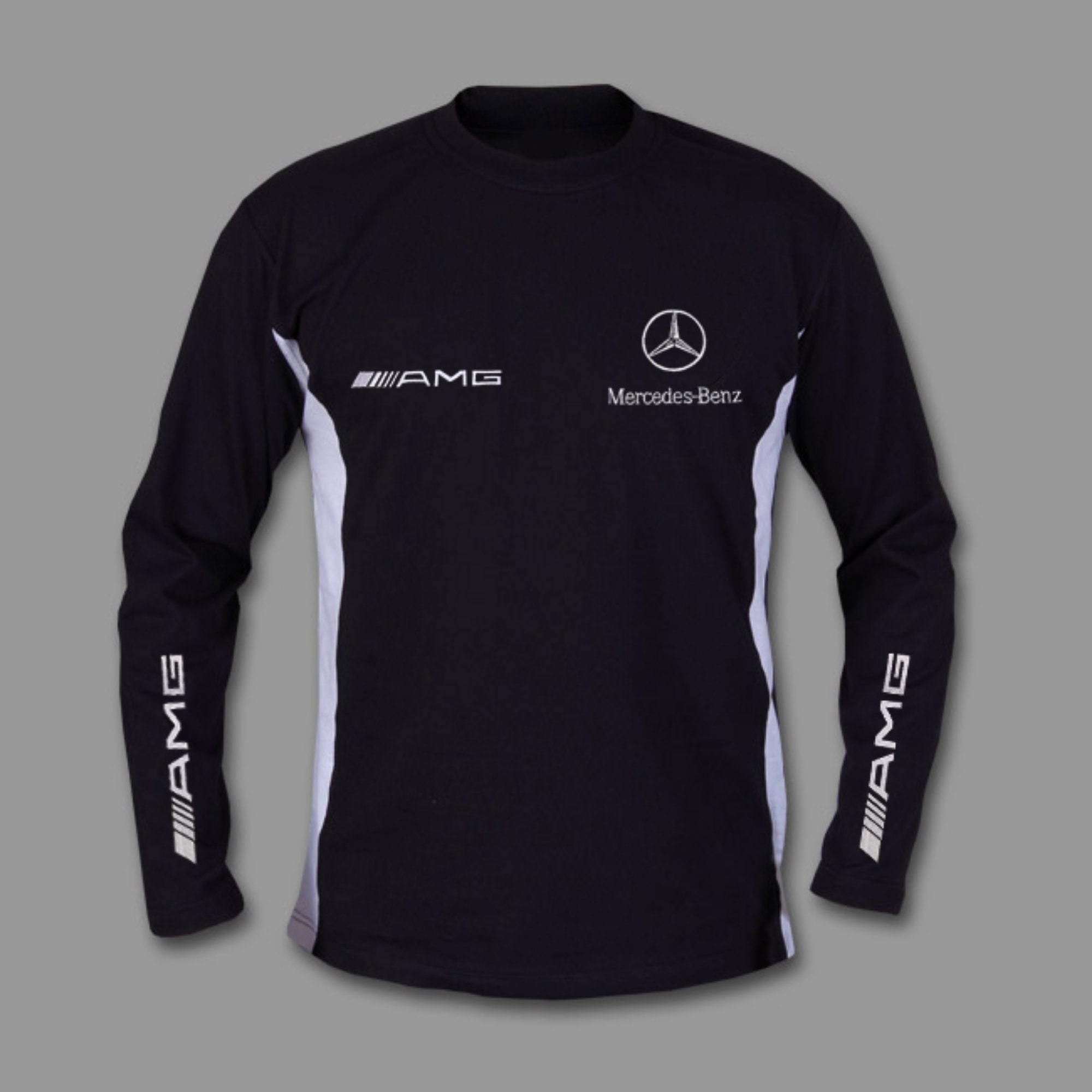 Handmade MERCEDES T Shirt T-Shirt Long Sleeve tee racing | Etsy