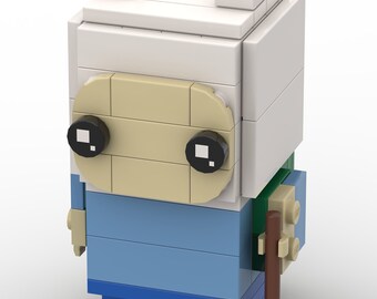 Jake the Dog and Finn the Human Adventure Time Inspired LEGO - Etsy