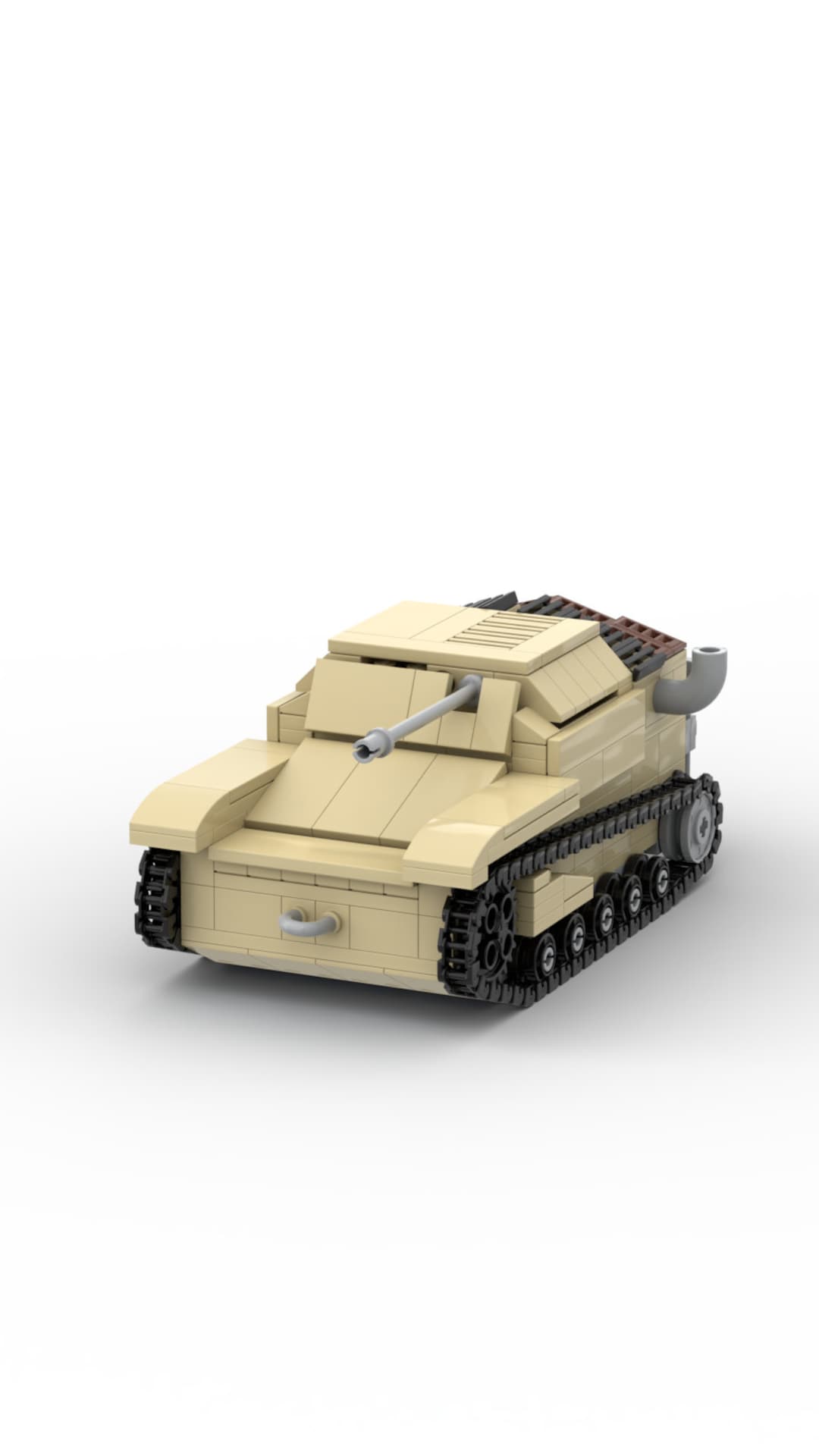 Only PDF L3/33 Tank Moc(no Bricks Included!) - Etsy