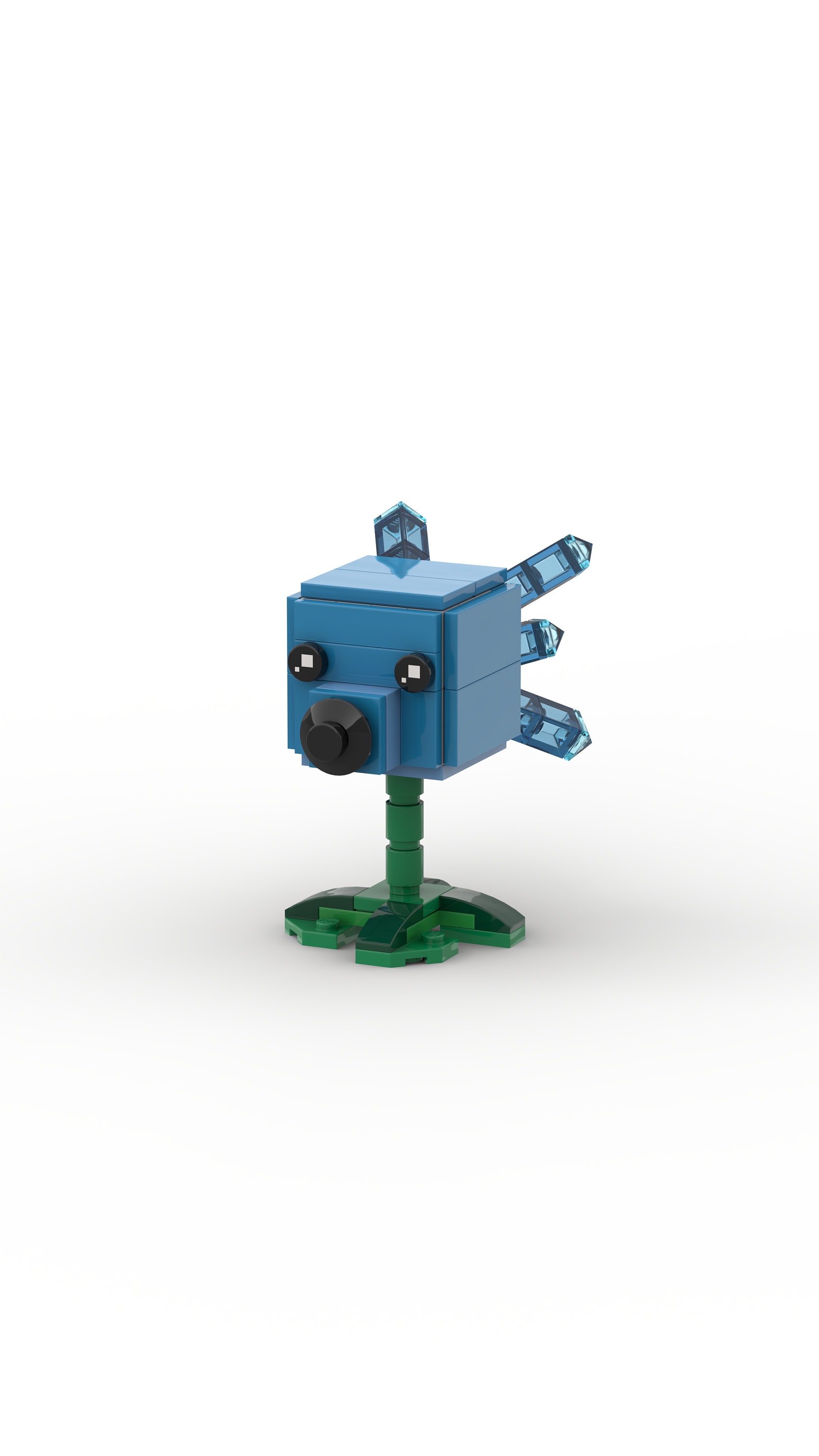 Ice Peashooter Plants Vs Zombies Moc no Bricks Included - Etsy