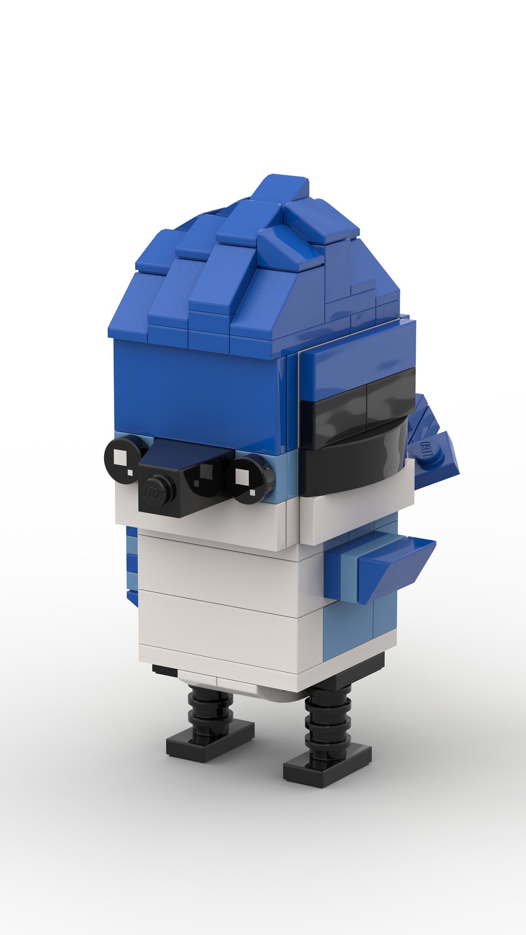 Only PDF Mordecai Regular Show Moc(no Bricks Included!) - Etsy