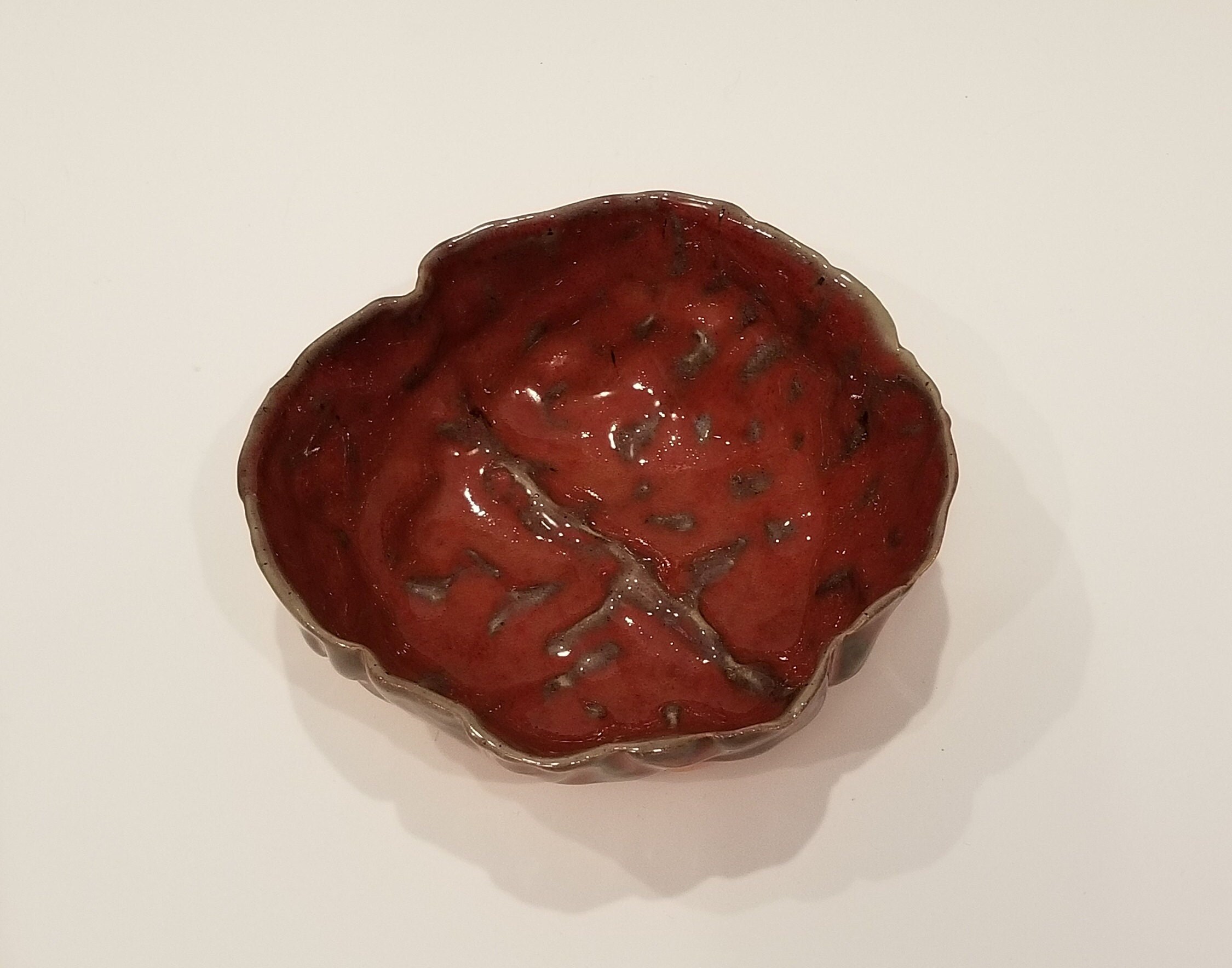 Blood Red Brain Bowl - Etsy