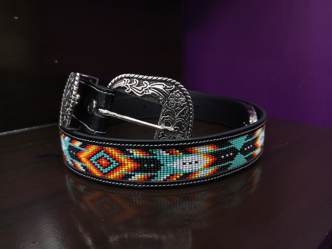 Beaded Belt for Men/women, Personalized/custom Name Gift, Cowboy ...