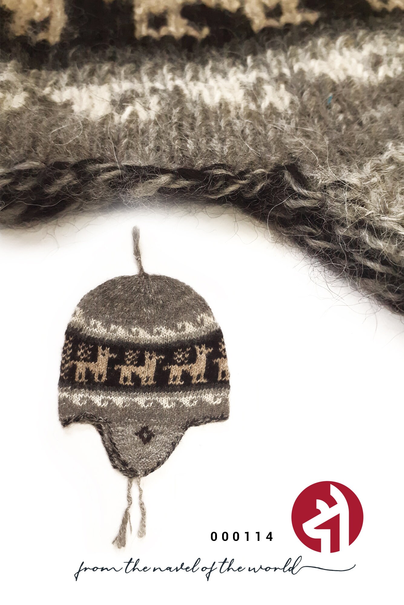 Adult Peruvian Hat (chullo), Traditional From the Andes of Peru, 100% ...