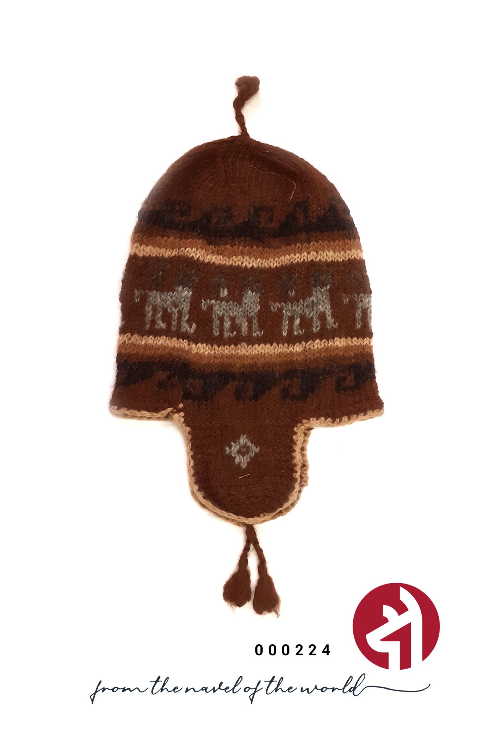 Adult Peruvian Hat (chullo), Traditional From the Andes of Peru, 100% ...
