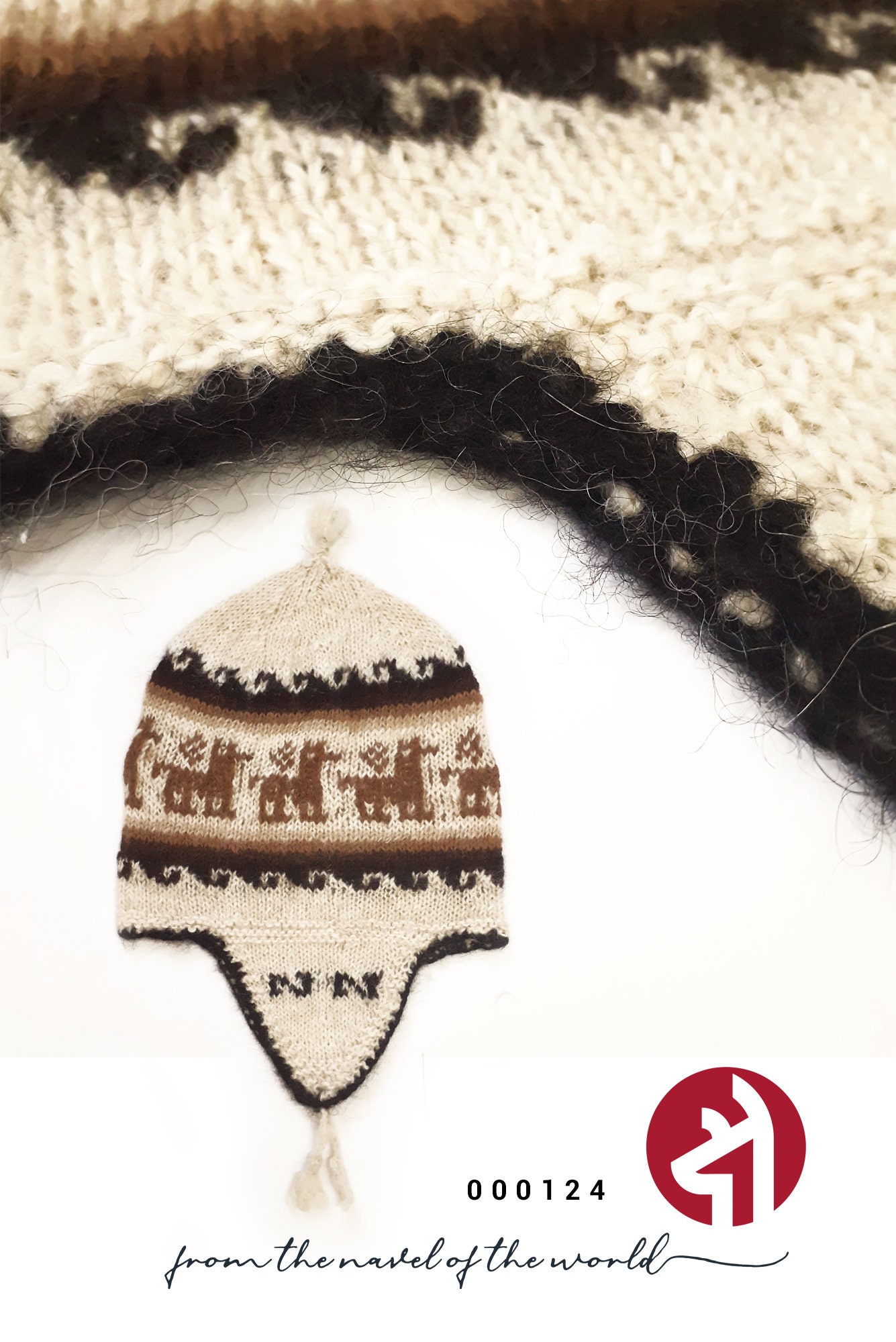 Adult Peruvian Hat (chullo), Traditional From the Andes of Peru, 100% ...