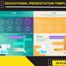 Educational Presentation Templates for Online Lessons Complete Set ...