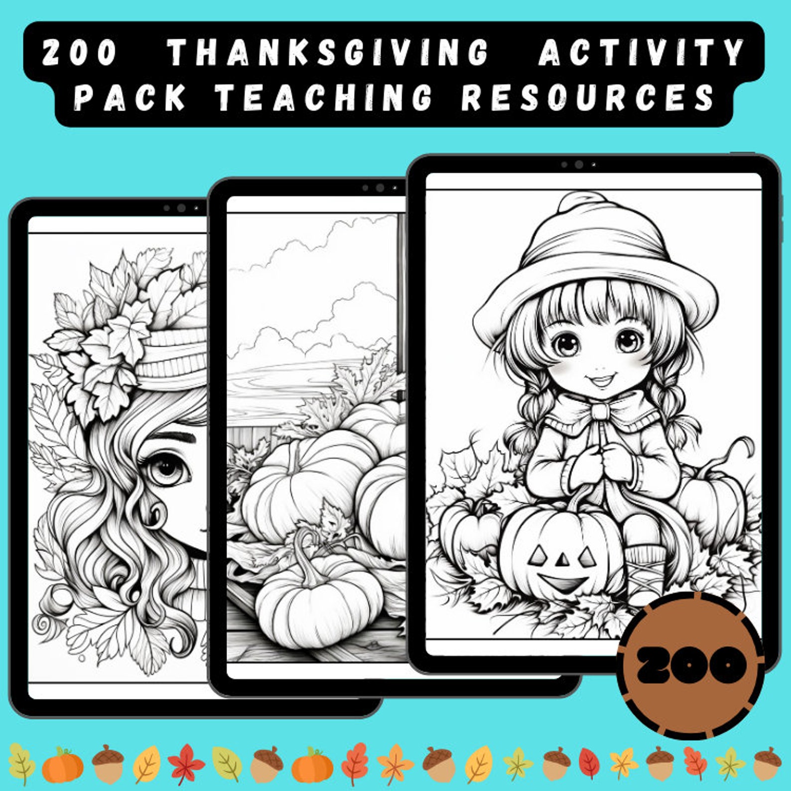 Ultimate Thanksgiving Activity Pack : 200 Teaching Resources and Fun ...