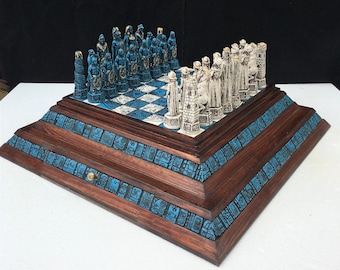 Wooden Chess Set - Etsy