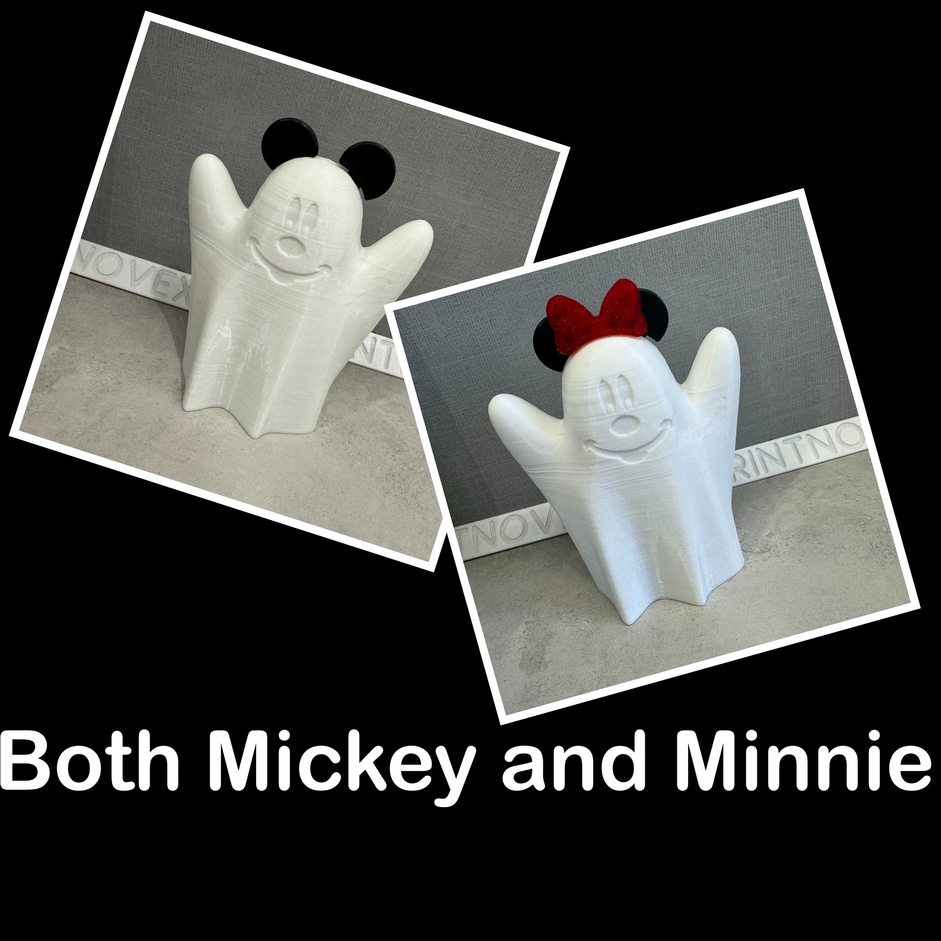 Printnovex Ghost Themed Mickey Minnie Light up Halloween Decoration - Etsy