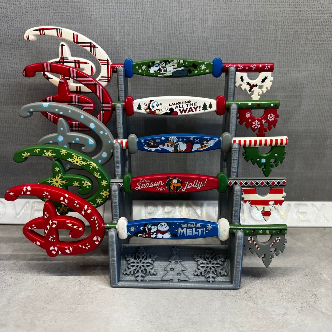 Disney Key Stand for 5 Keys - Christmas Holiday Mystery - Etsy