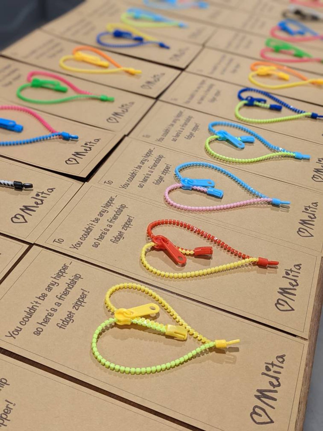 Fidget Zipper Party Favour - Etsy