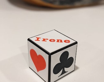 Euchre Trump Cube | Euchre Suit Cube | Pinochle Cube | Pinochle - Etsy