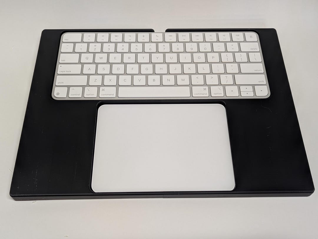 Custom 3D Printed Tray for Apple Magic Keyboard and Trackpad ...