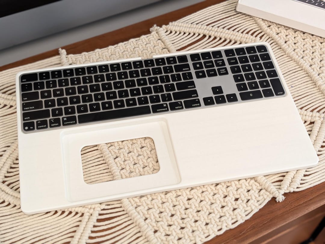 Apple Magic Keyboard With Numpad & Trackpad Tray | 3D Printed Desk ...