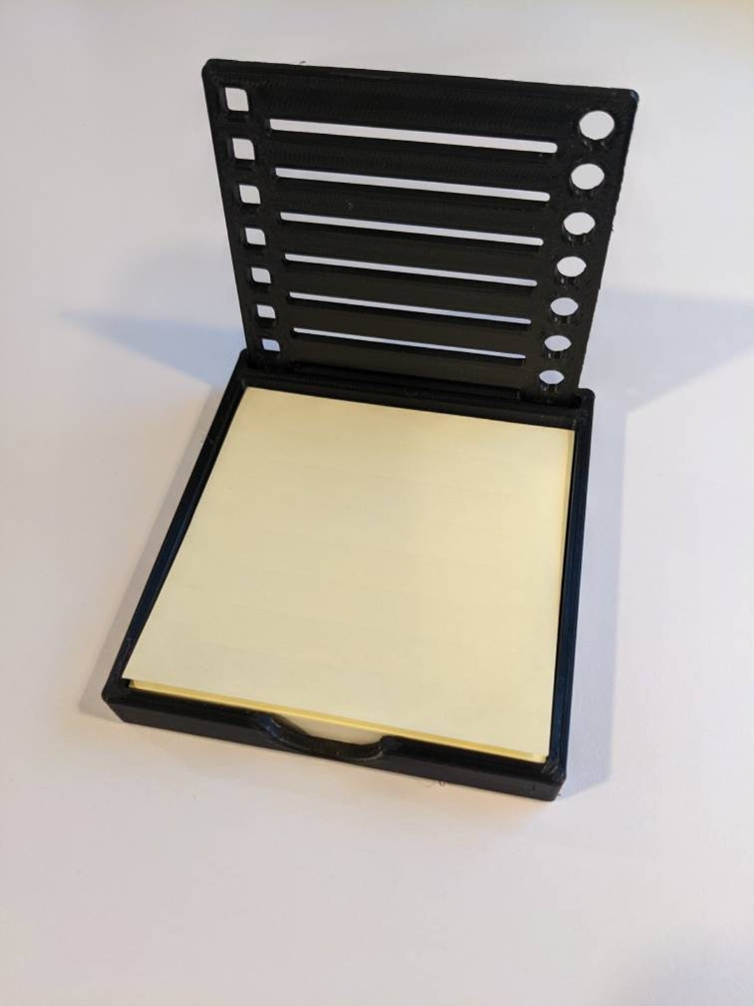 Sticky Note Holder With Checklist Template, Pen Holder - Etsy