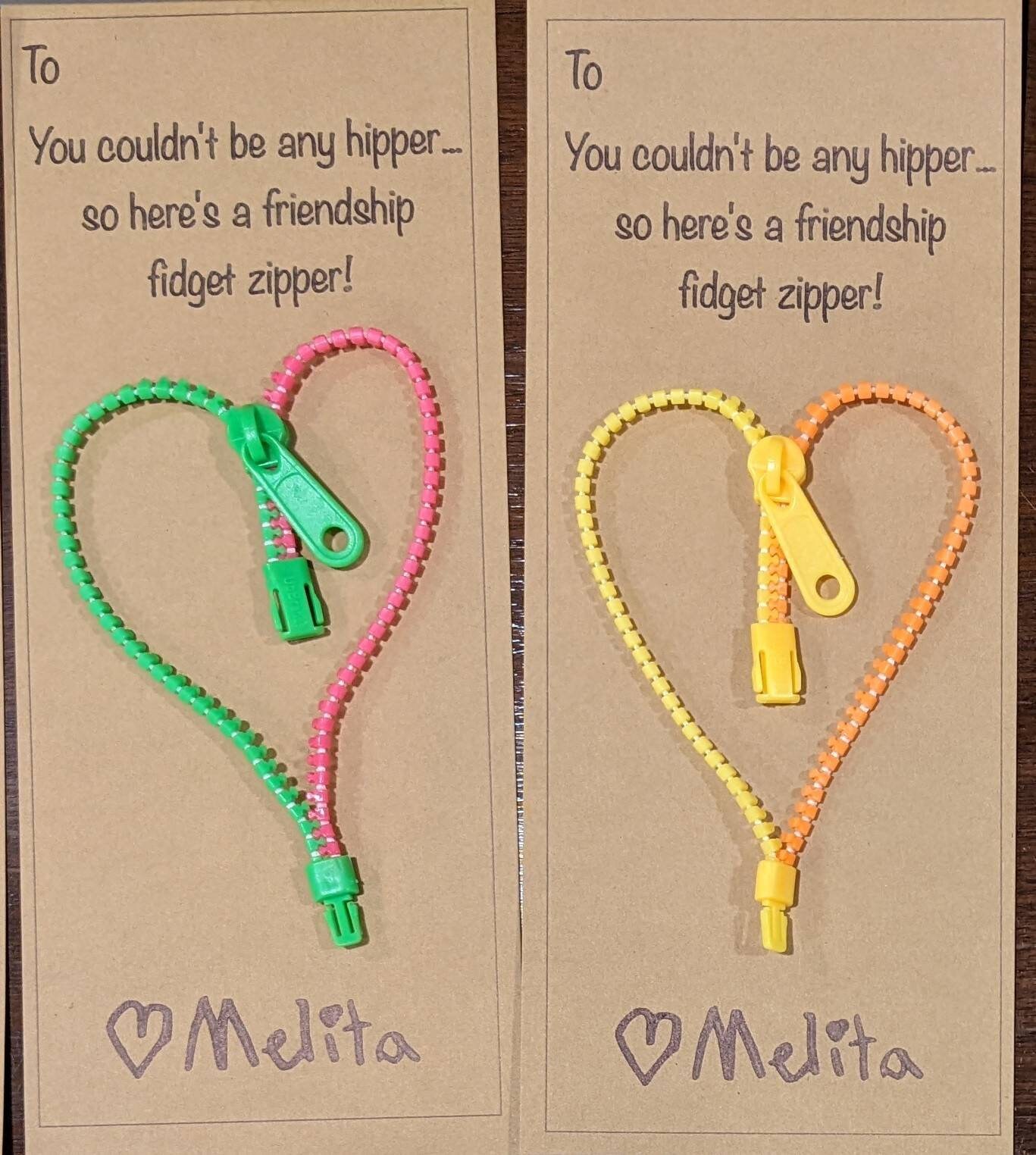 Fidget Zipper Party Favour - Etsy