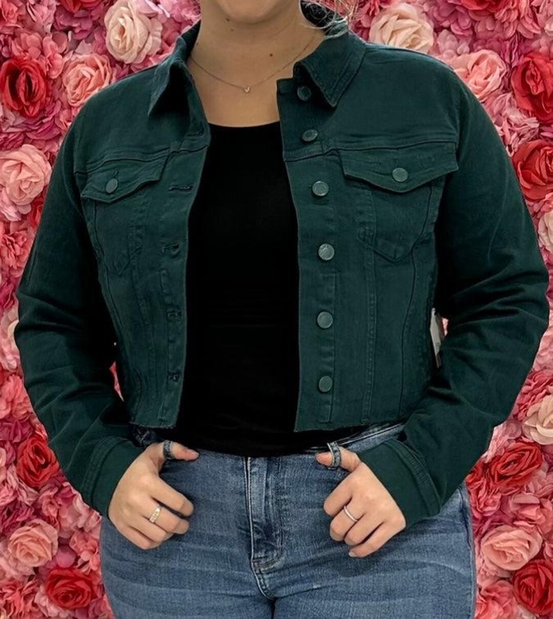 Judy Blue Grinding Denim Jacket - Etsy