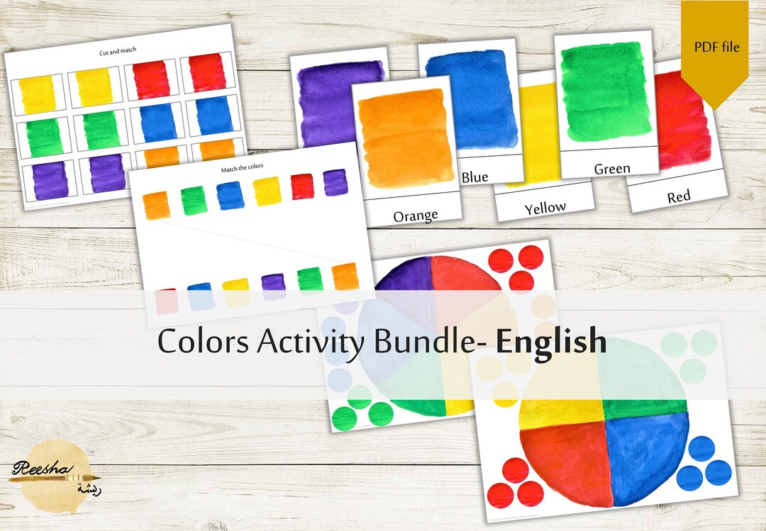 Colors Activity Bundle - Etsy