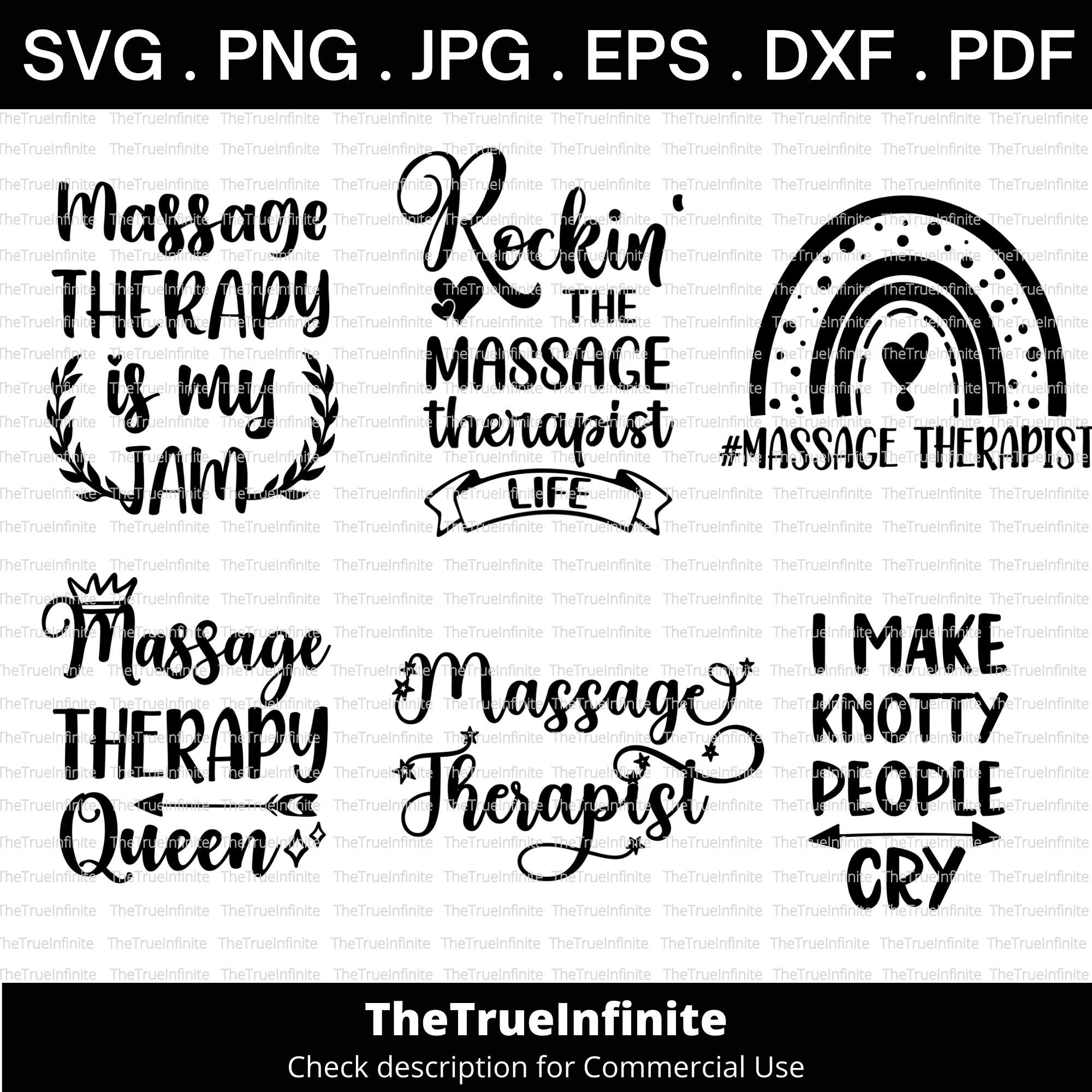 Massage Therapist Svg Bundle Funny Massage Therapy Svg - Etsy