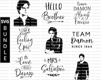 Vampire Diares Svg | Etsy