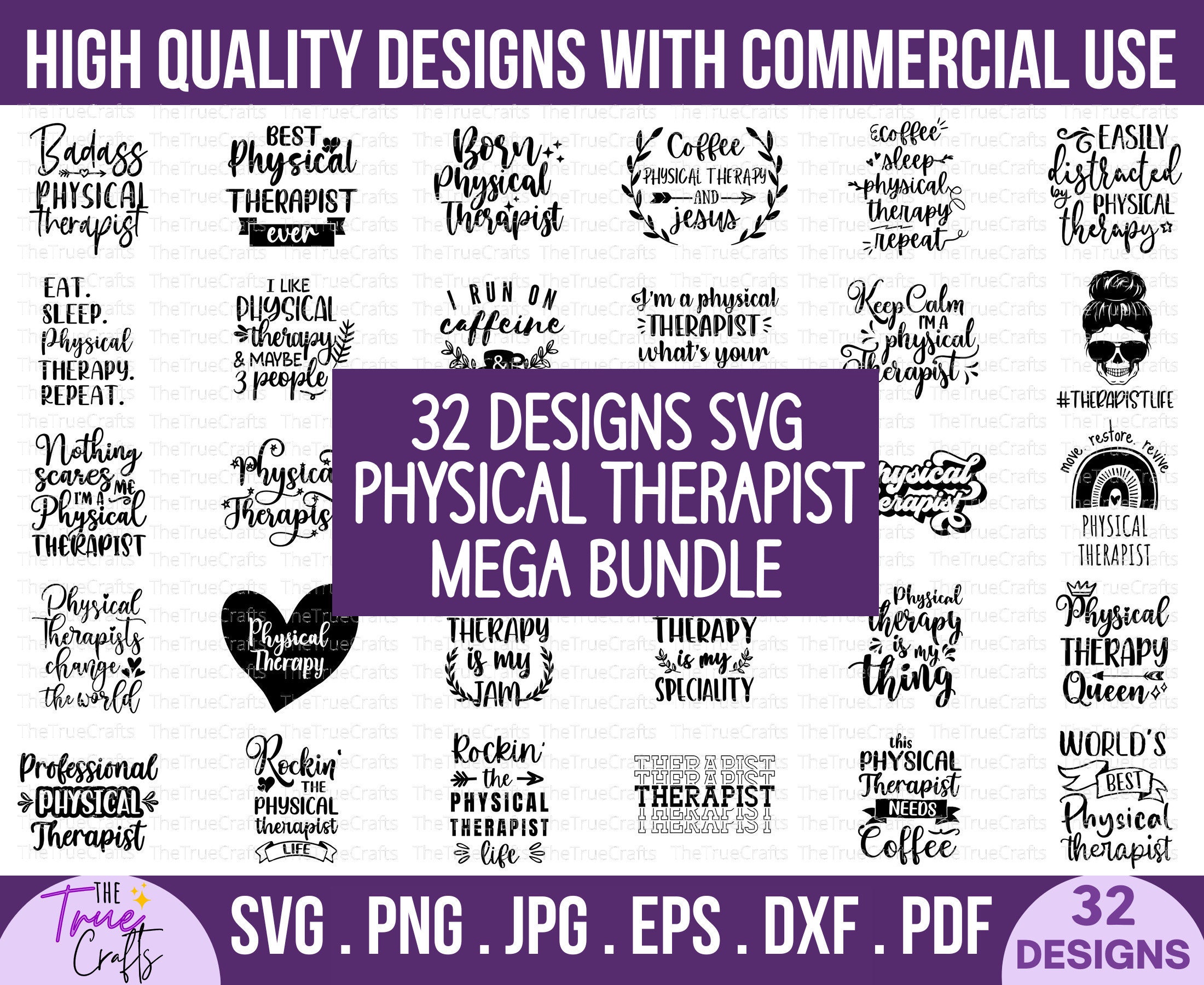 Physical Therapist Svg Bundle Funny Physical Therapy Svg - Etsy