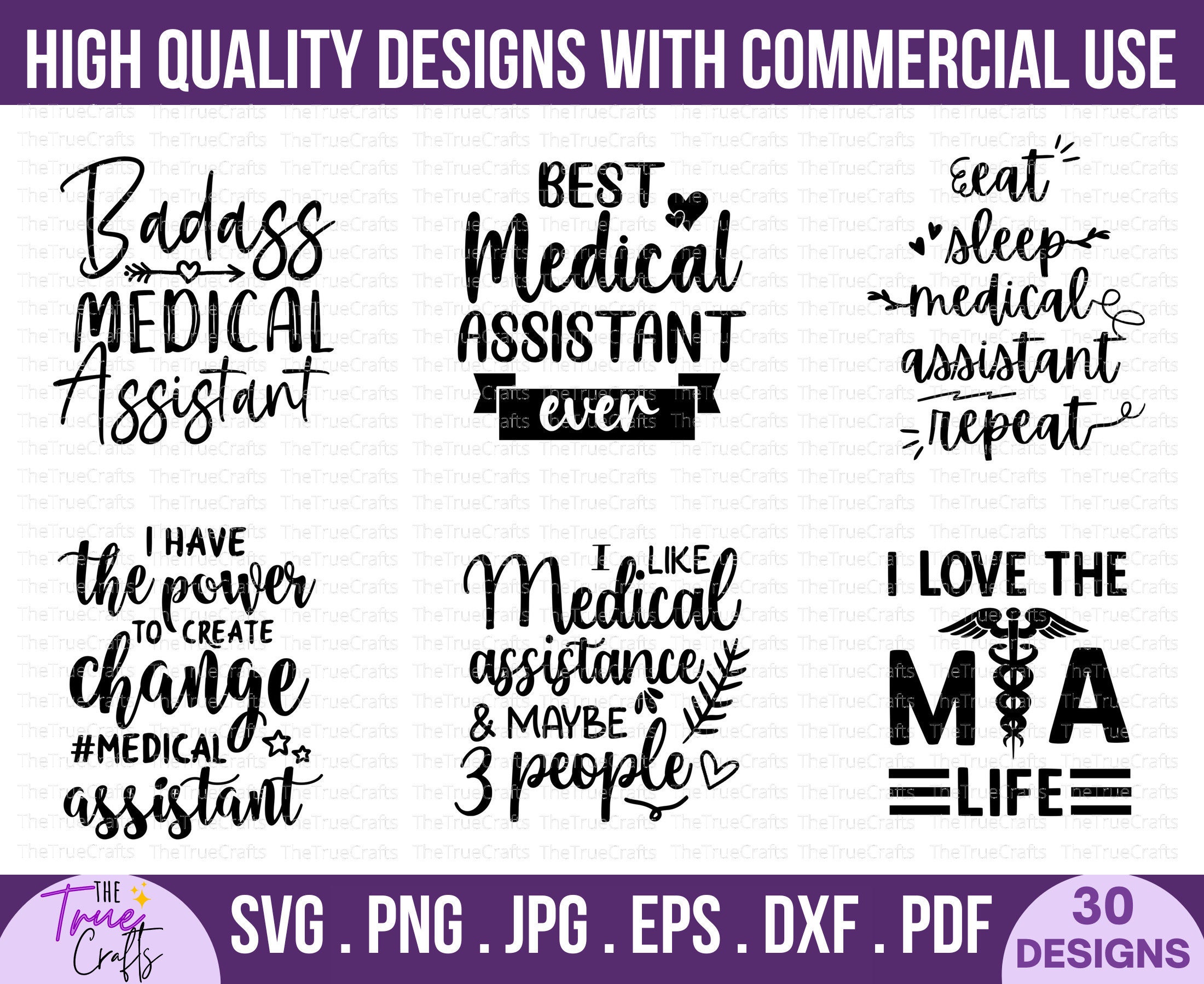 Medical Assistant Svg Bundle Funny Nursing Svg Nurse Gift - Etsy