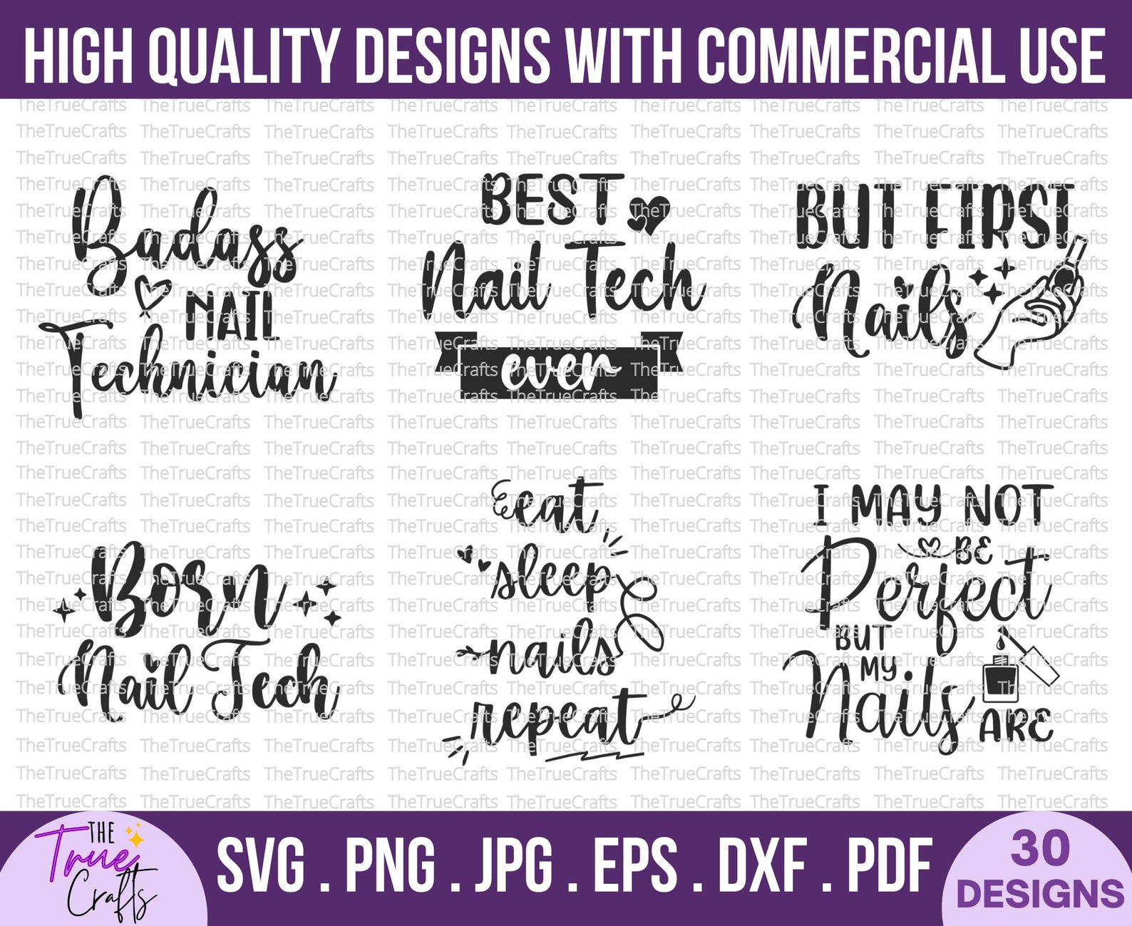 Nail Technician Svg Bundle funny Nail Tech Svg Shop Owner - Etsy