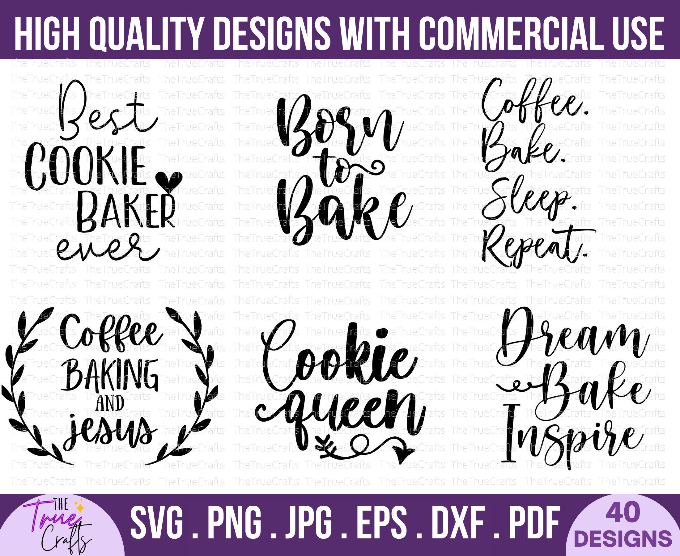 Baker Svg Mega Bundle Baking Lover Svg Bundle Cookie Baker - Etsy