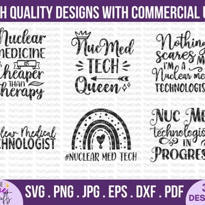 Nuclear Medicine Technologist Svg Bundle - Etsy