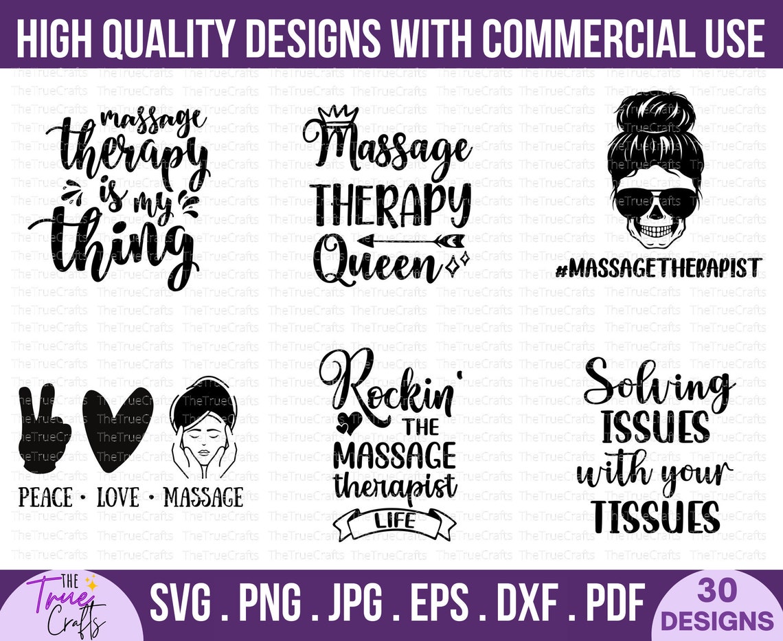 Massage Therapist Svg Bundle - Funny Massage Therapy Svg, Liscensed ...