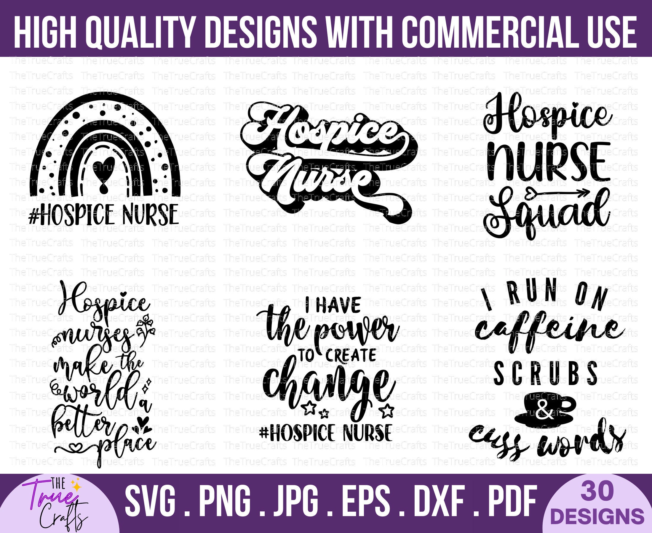 Hospice Nurse Svg Bundle funny Hospice Nurse Sayings Svg - Etsy
