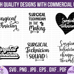 Surgical Technician SVG Bundle - Surgical Life Svg, OR Tech, Surgery ...