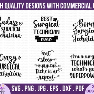Surgical Technician SVG Bundle - Surgical Life Svg, OR Tech, Surgery ...