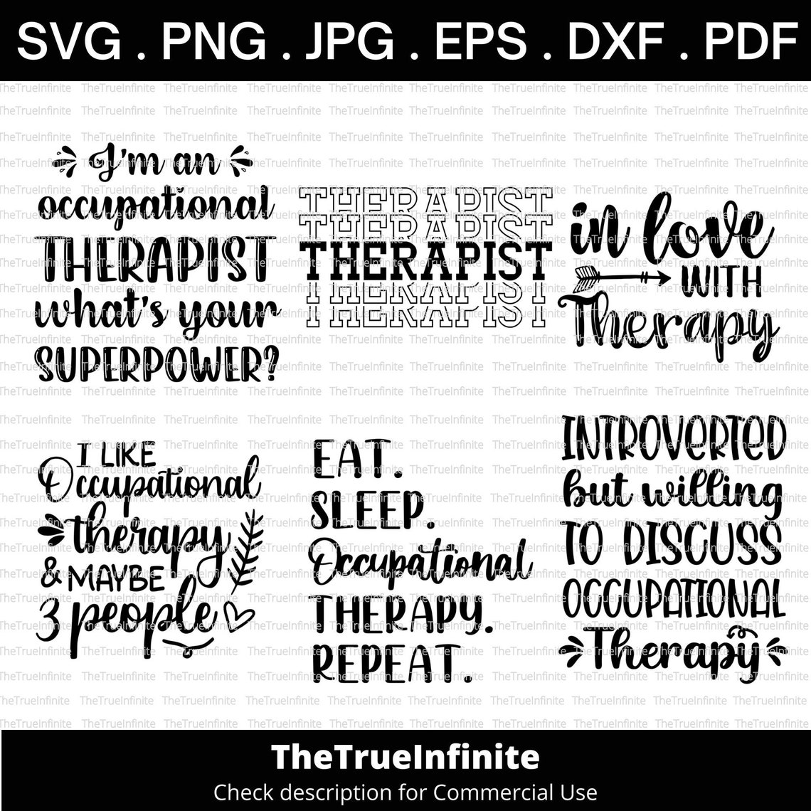 Occupational Therapist Svg Bundle Funny Occupational Therapy - Etsy