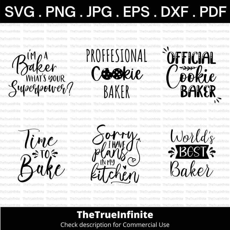 Baker Svg Mega Bundle Baking Lover Svg Bundle Cookie Baker - Etsy