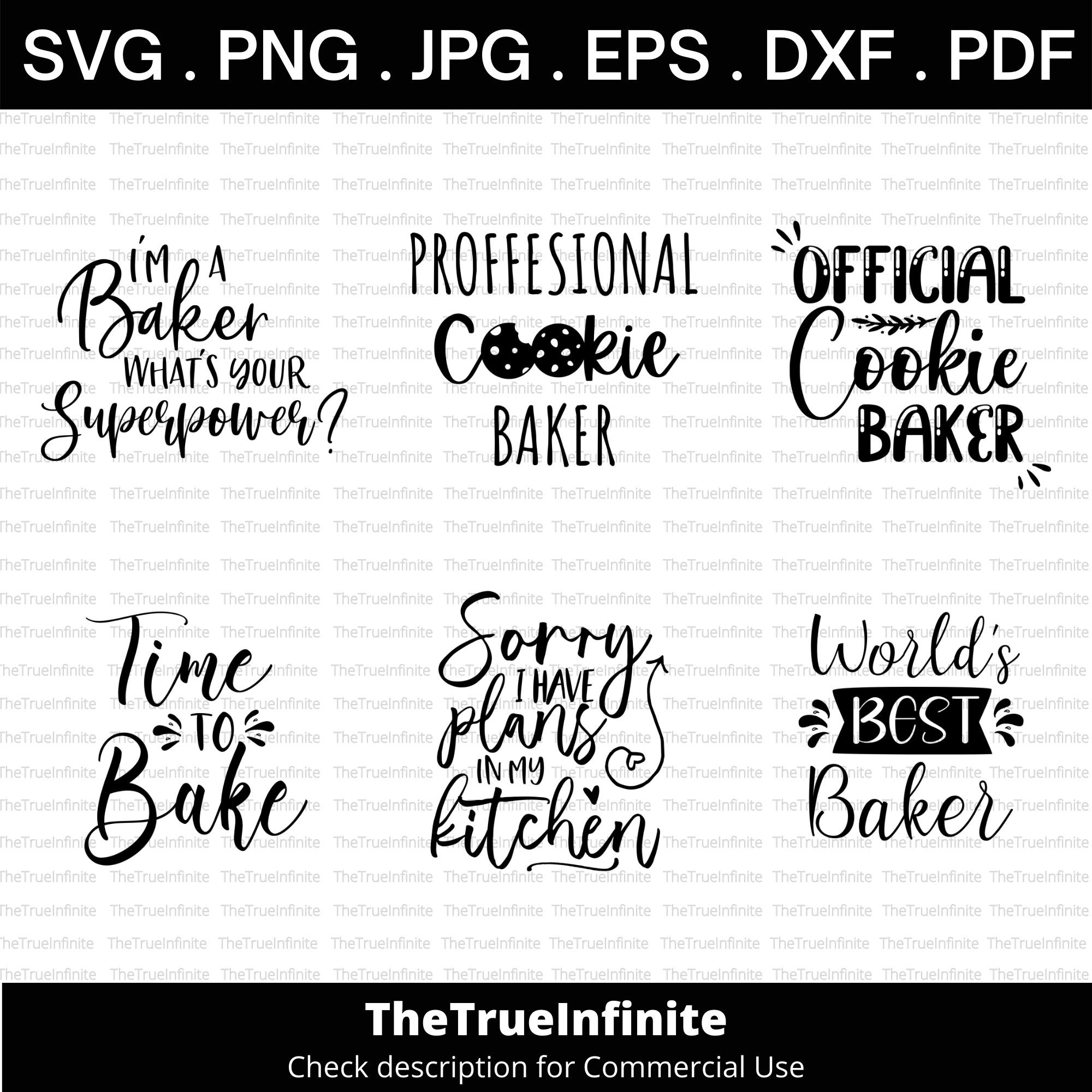 Baker Svg Mega Bundle Baking Lover Svg Bundle Cookie Baker - Etsy