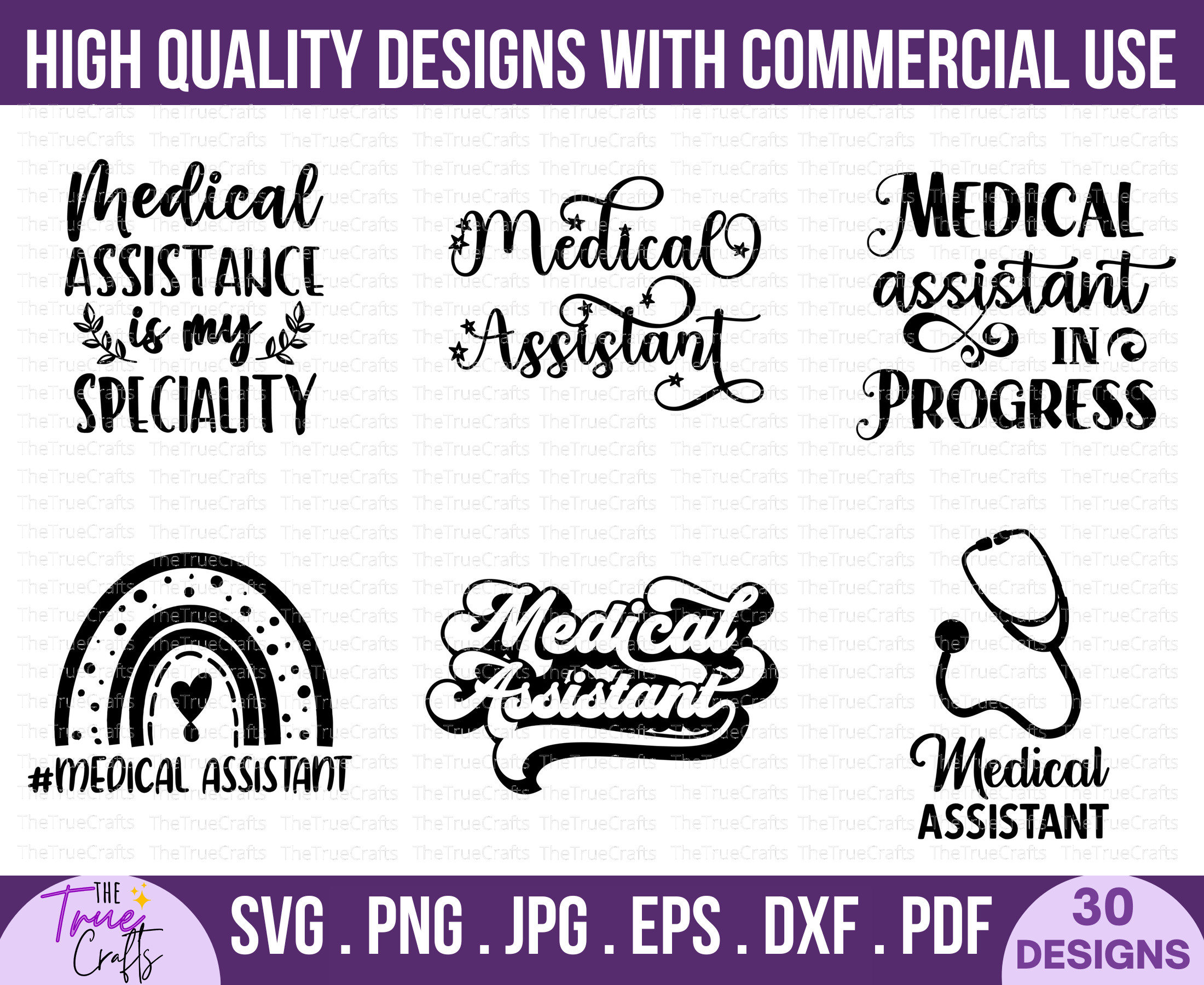 Medical Assistant Svg Bundle Funny Nursing Svg Nurse Gift - Etsy